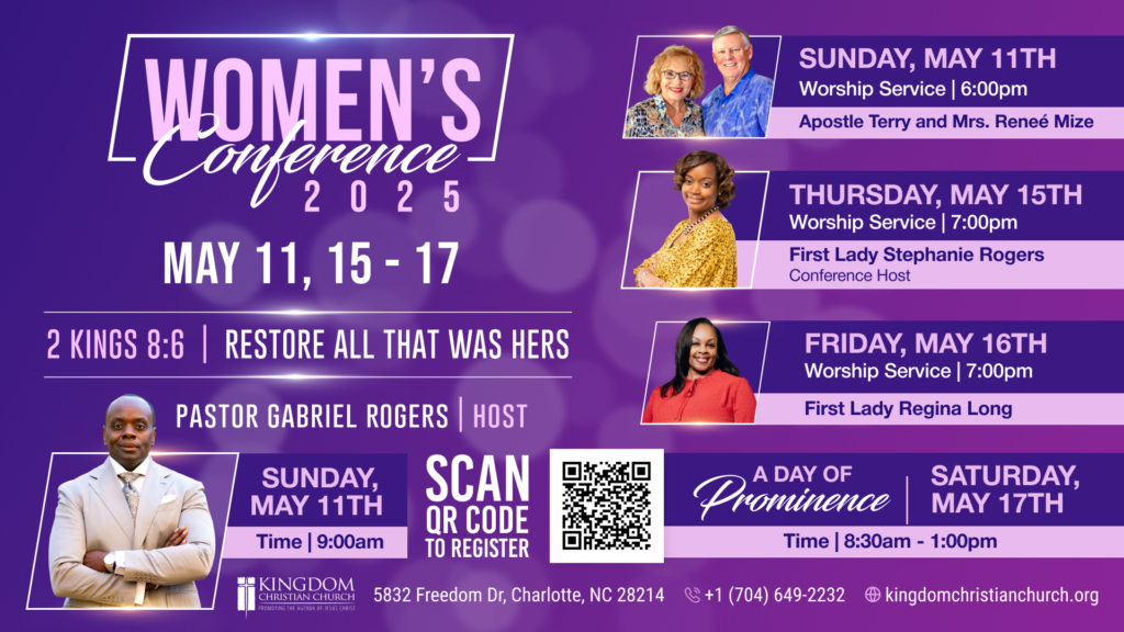 Women’s Conference 2025 | Registration NOW OPEN – Kingdom Christian Church