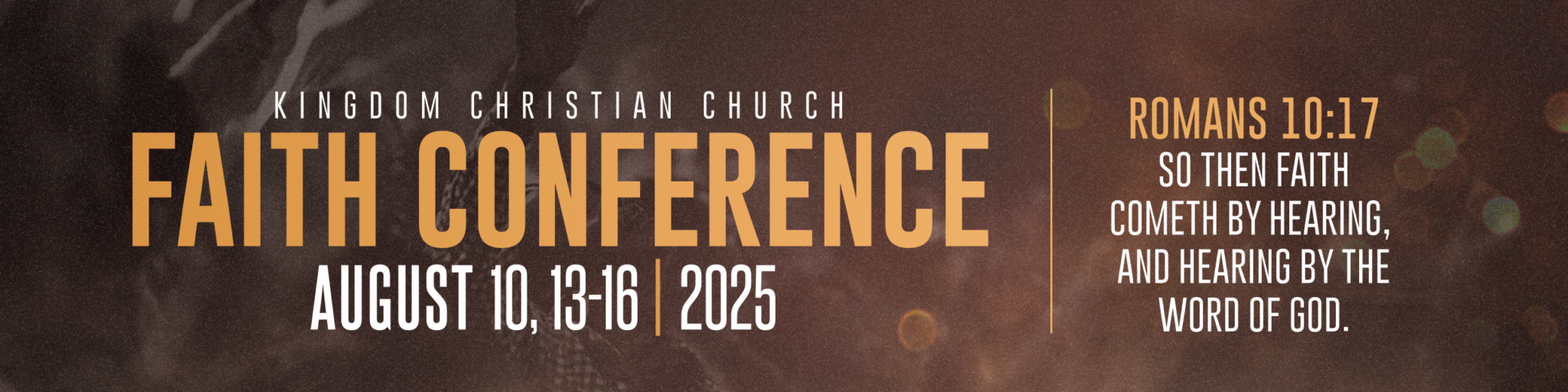 Kingdom Faith Conference 2025 – Kingdom Christian Church