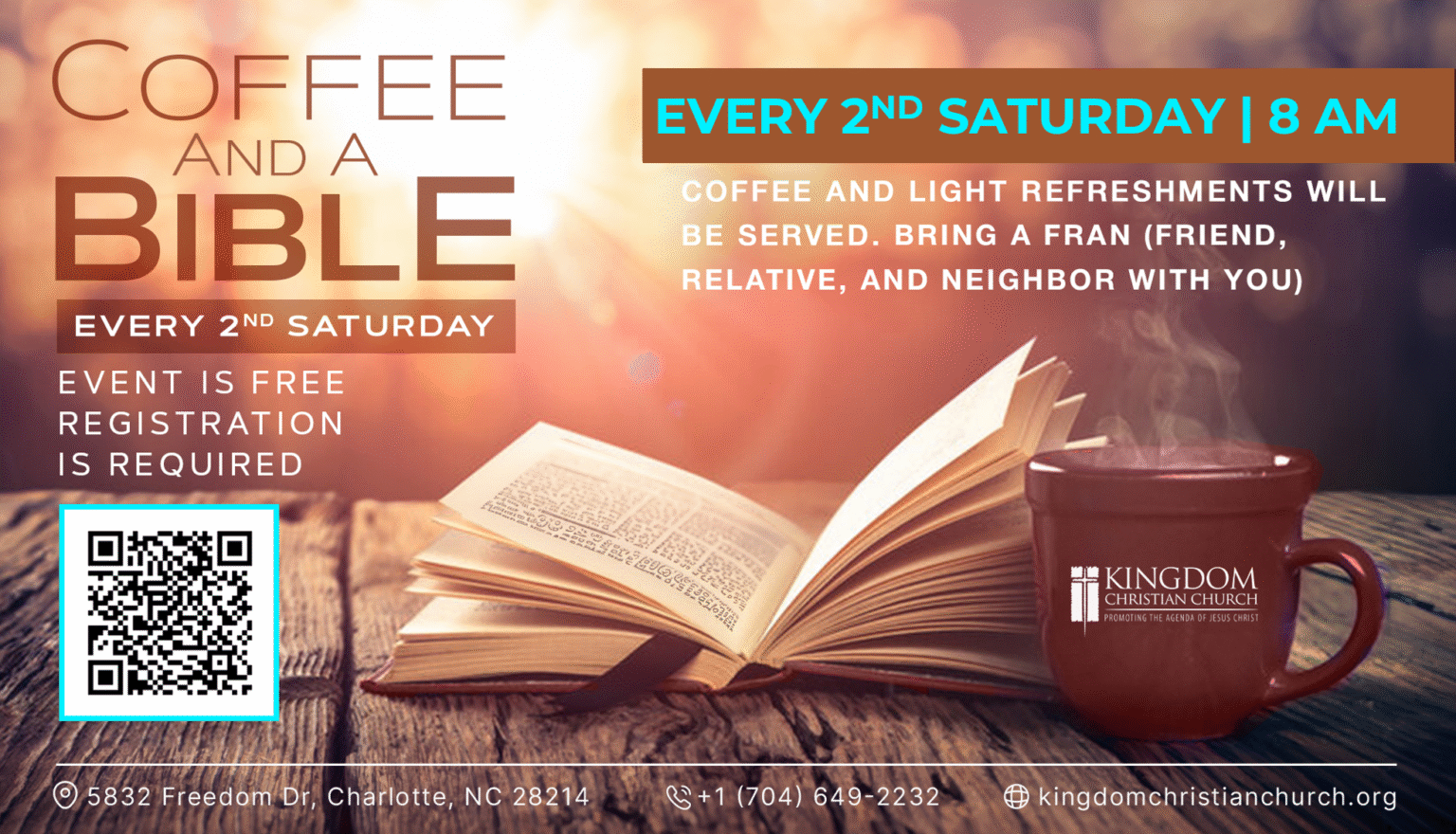 Men’s Coffee and A Bible – Kingdom Christian Church